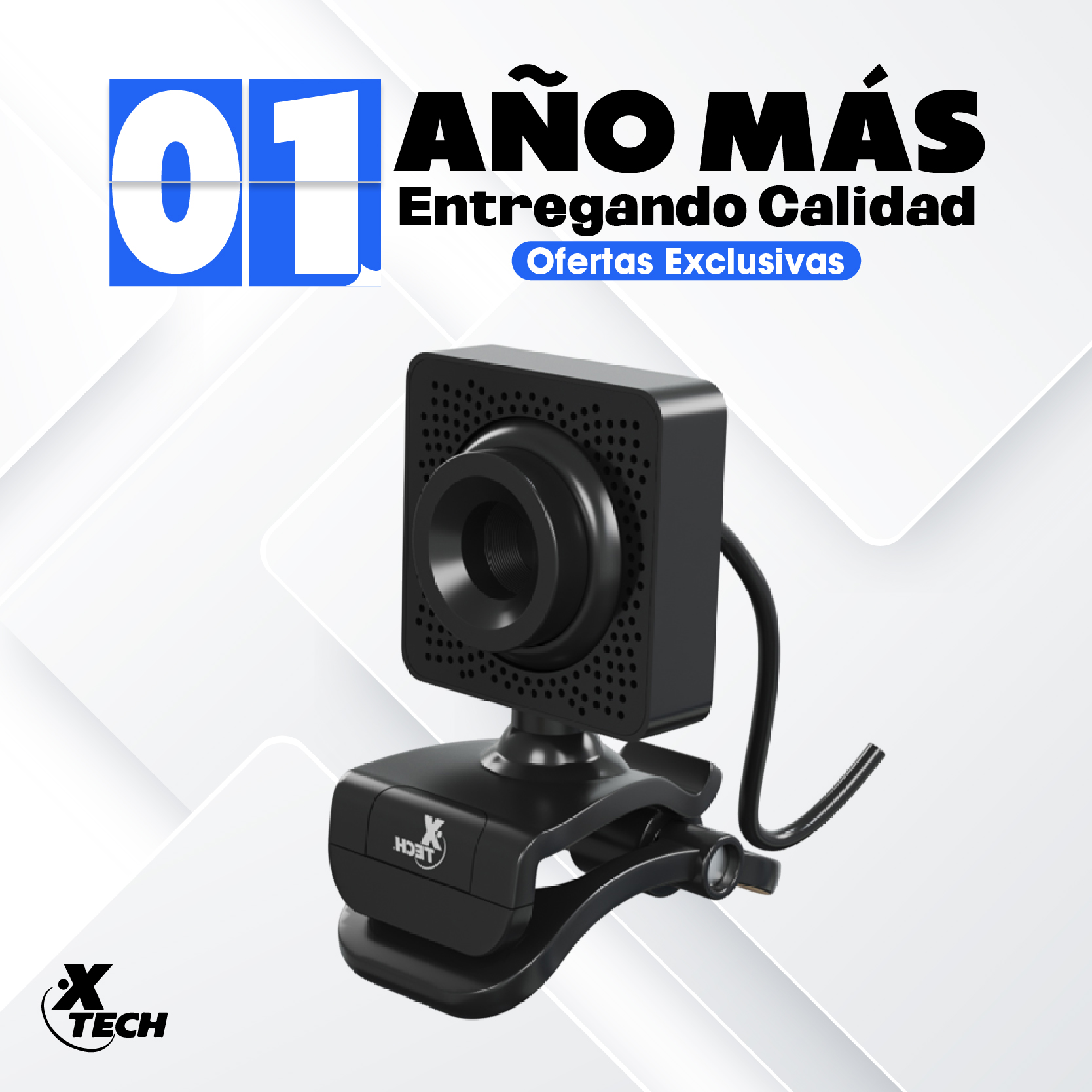 Camara Web Xtech 480P - Universal PC
