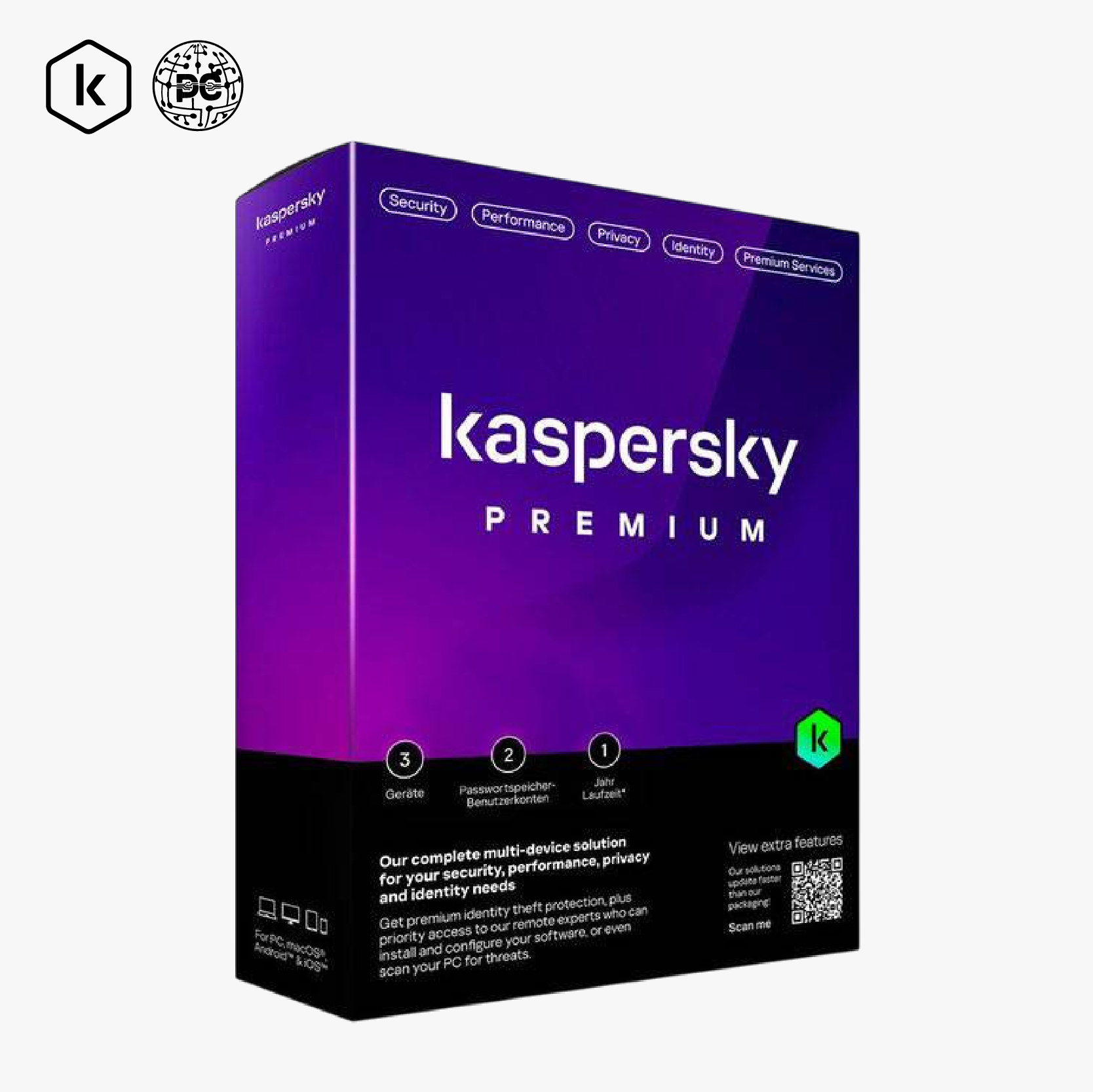 Kaspersky Premium 1 Dispositivo 1 año - Universal PC